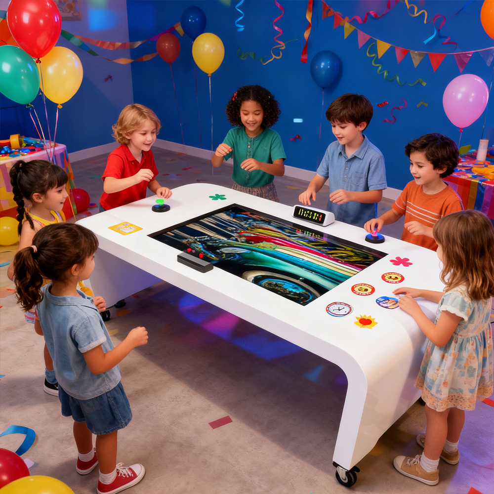 32 Inch 4K Interactive Touch Table with 40 Contact Points