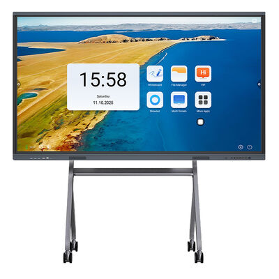 65 Inch Interactive Whiteboard Smart Panel with 20-Point Touch